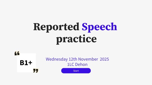 2 dehon reported speech | Genially