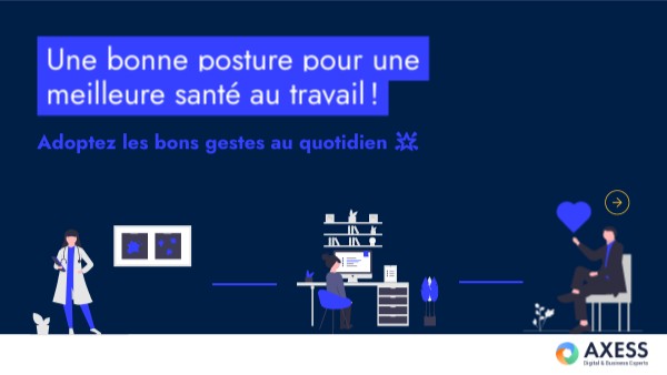 🪑La posture au poste de travail | Genially