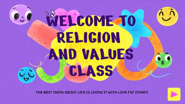 Religion and Values Class 1C | Genially