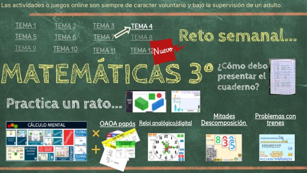 MATEMÁTICAS 3º | Genially