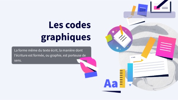 Les codes graphiques | Genially