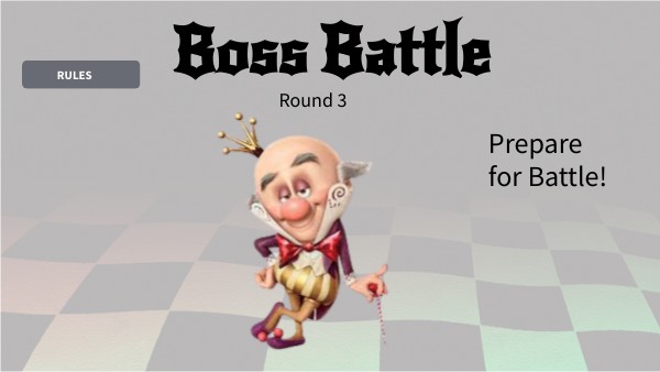 Boss Battle round | Genially