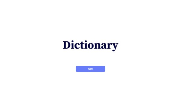 Dictionary (BE) | Genially