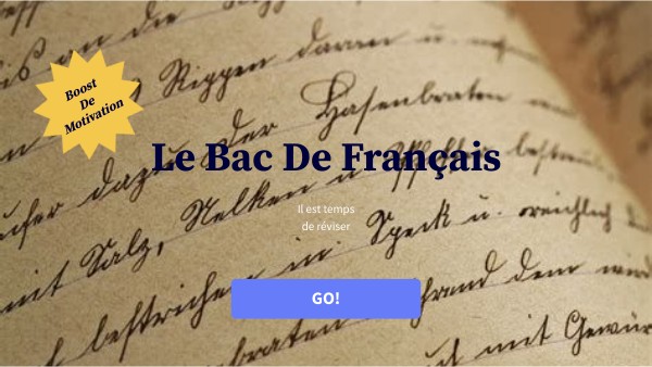 Bac de français