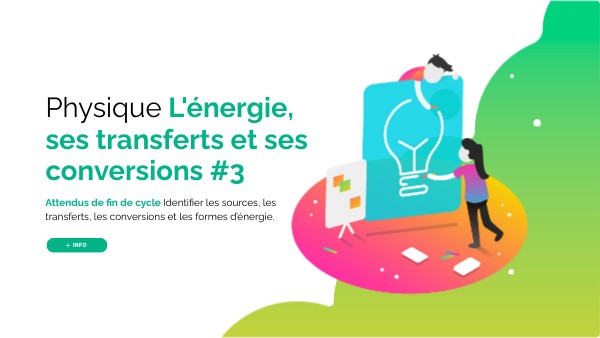 ETC3 - CONVERSION ET TRANSFERT DE L’ÉNERGIE | Genially