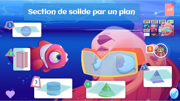 Section de solide par un plan GeoGebra 3D