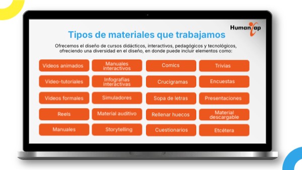 Tipos de materiales HC | Genially