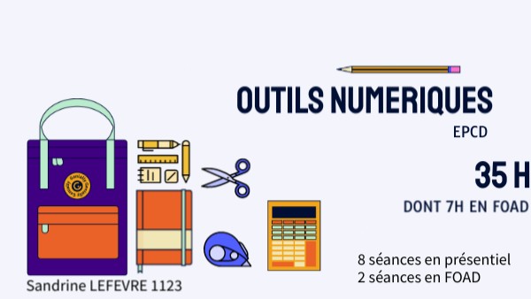 PRESENTATION EPCD 23 OUTILS NUM