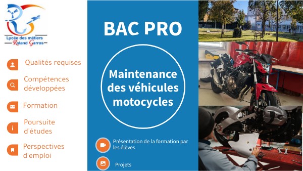 BAC PRO MVM | Genially