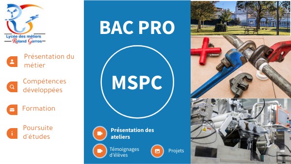 BAC PRO MSPC | Genially