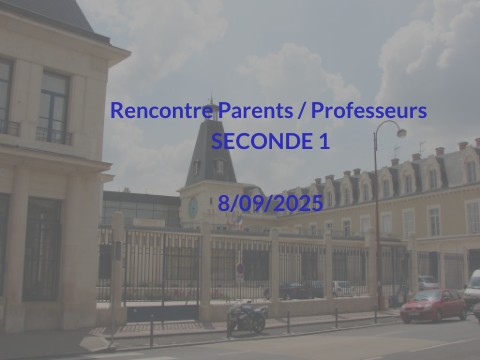 Copie - soirée parents-profs