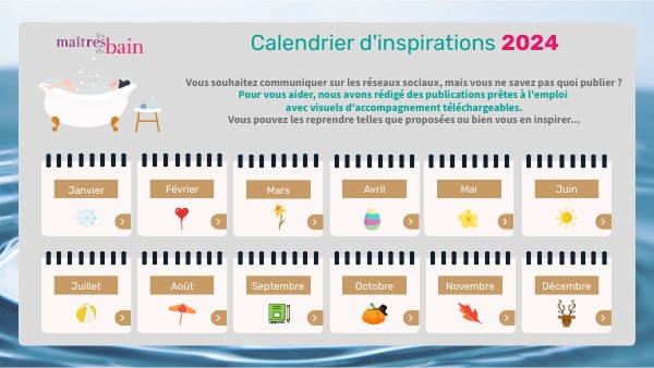 LMDB - Calendrier d'inspirations 2024 | Genially