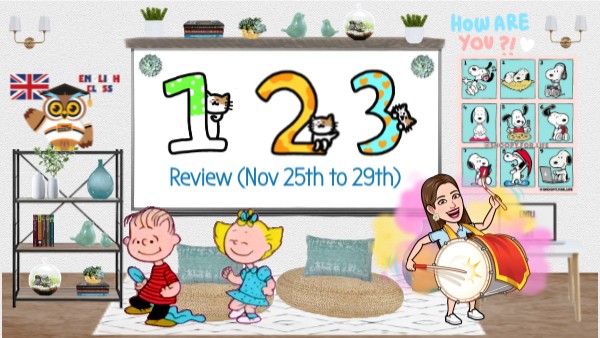 1st grade November 20th to 24th | Genially
