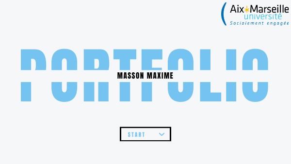 Portfolio BUT 3a MASSON Maxime