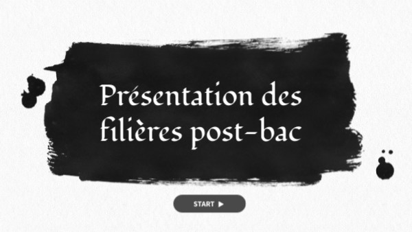 Filières post-bac | Genially