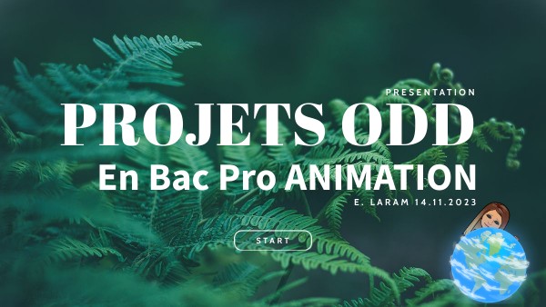 Projets ODD en Bac Pro ANIMATION | Genially
