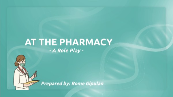 At the Pharmacy/4ESO | Genially