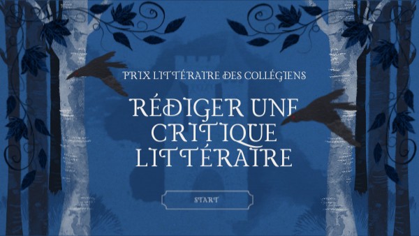 rédiger une critique littéraire