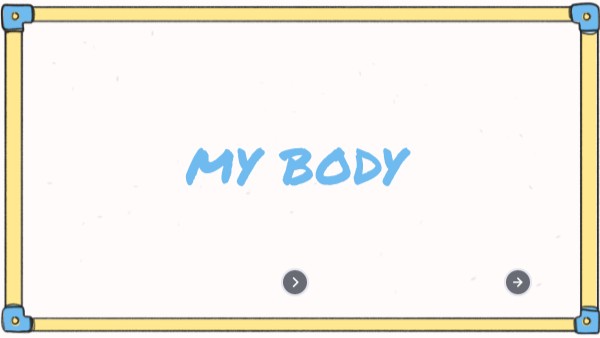 Body parts 3 years | Genially