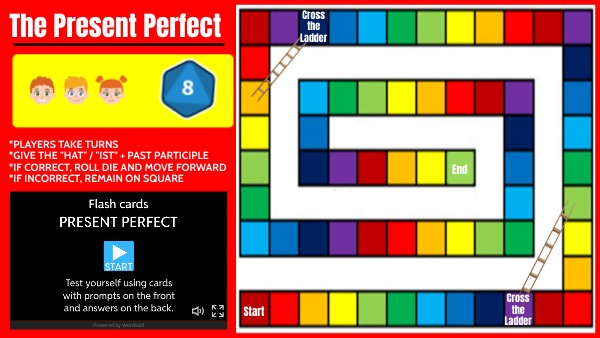 PRESENT PERFECT BOARD GAME | Genially