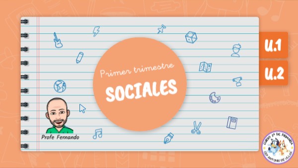 Cuaderno Sociales 1º - Primer trimestre | Genially
