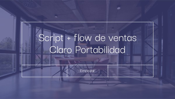 Script Claro Porta | Genially