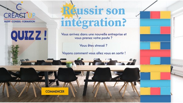 QUIZZ Intégration | Genially