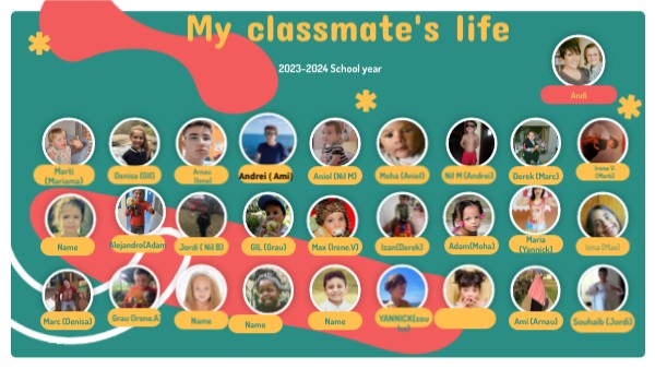 My classmate's life 23-24 | Genially