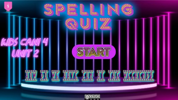 Kids Can! 4 Unit 2 spelling | Genially