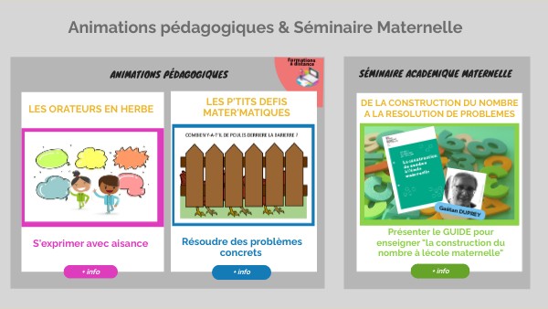 Anim péda et séminaire | Genially