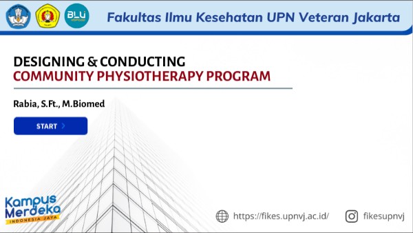 DESIGNING & CONDUCTING PHYSIOTHERAPY COMMUNITY PROGRAM | Genially