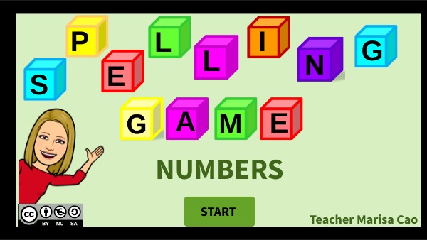 Numbers: Spelling Game | Genially