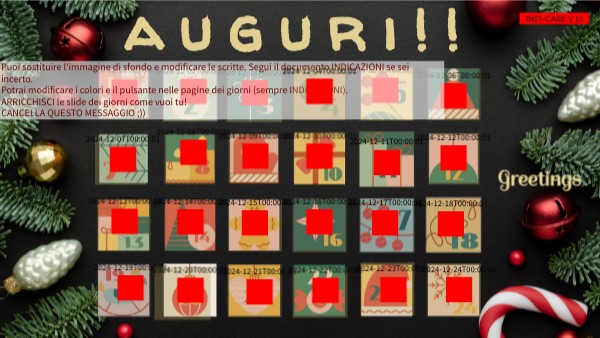 DA BUTTARE XMas 2024 EFT Grafica Cartoon