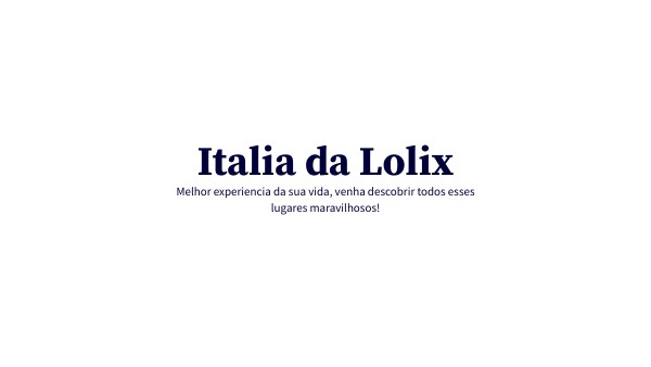 Italia da Lolix