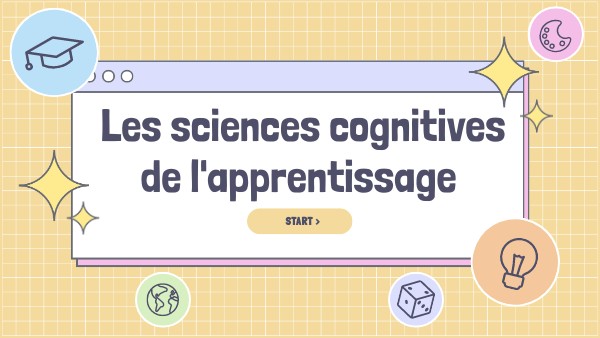 Sciences cognitives et apprentissage