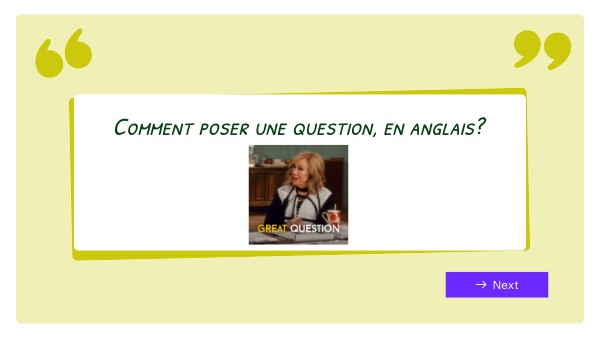 how to ask a question | Genially