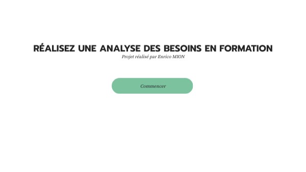 P3 - Réalisez une analyse des besoins en formation | Genially