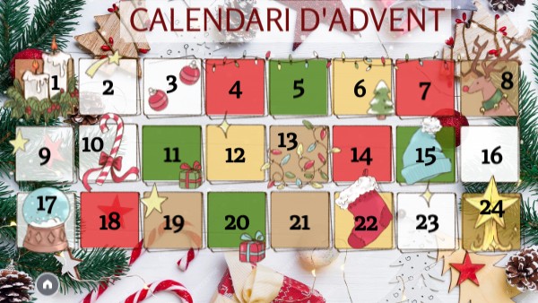CALENDARI D'ADVENT 3r
