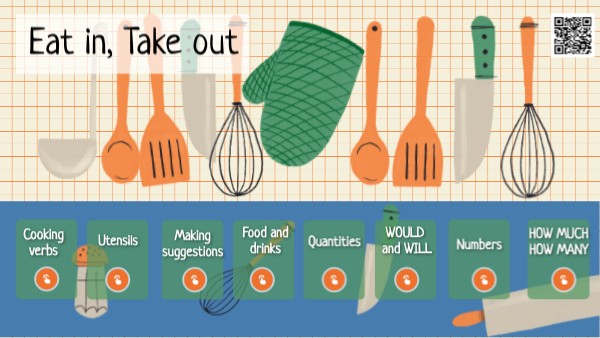 Recap: Eat in, take out | Genially