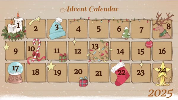 english esl ADVENT CALENDAR | Genially