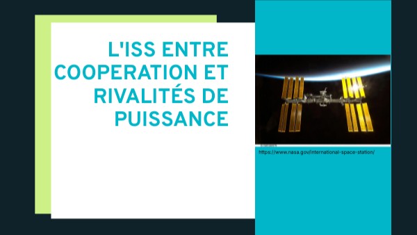 Exposé ISS | Genially