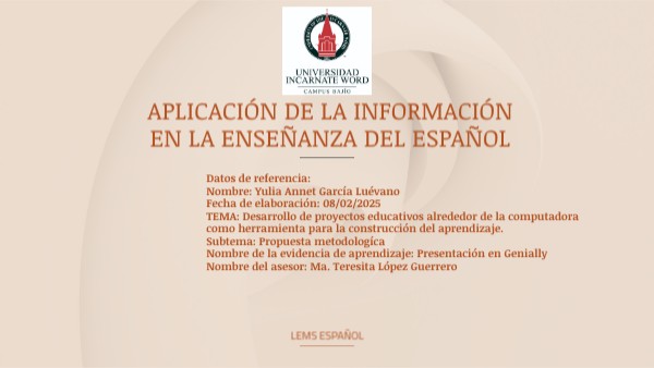 Proyecto final | Genially