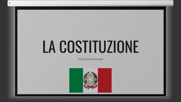COSTITUZIONE ITALIANA