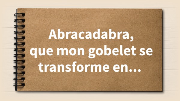 transformer un gobelet | Genially