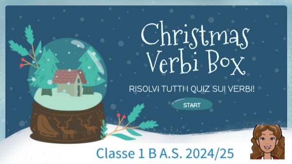 CHRISTMAS VERBI BOX - GRAMMATICA | Genially