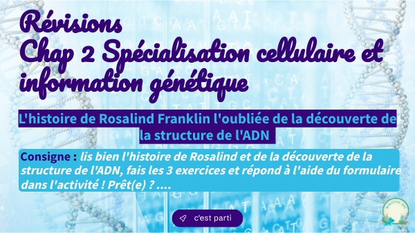 Révisions ADN | Genially