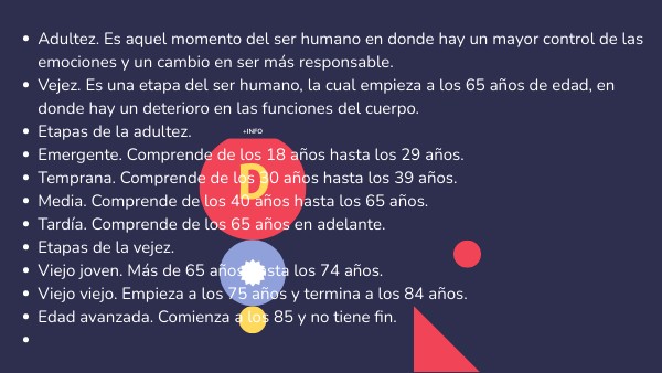 ADULTEZ Y VEJEZ | Genially