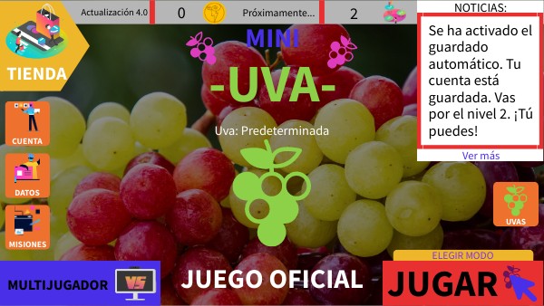 Mini Uva - Actualización 4.0 -Nivel 2, 0 monedas- | Genially