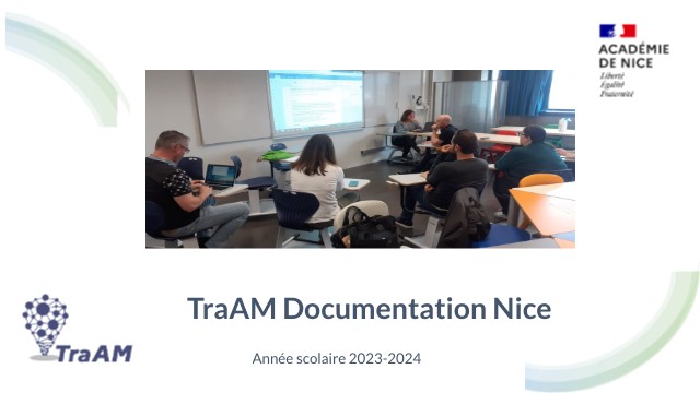 Présentation TraAM Documentation Nice
