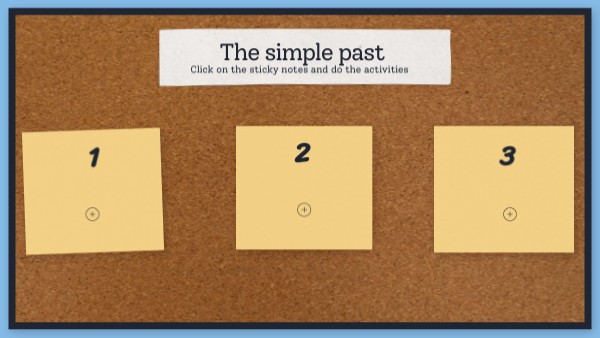 Simple past interactive activities | Genially